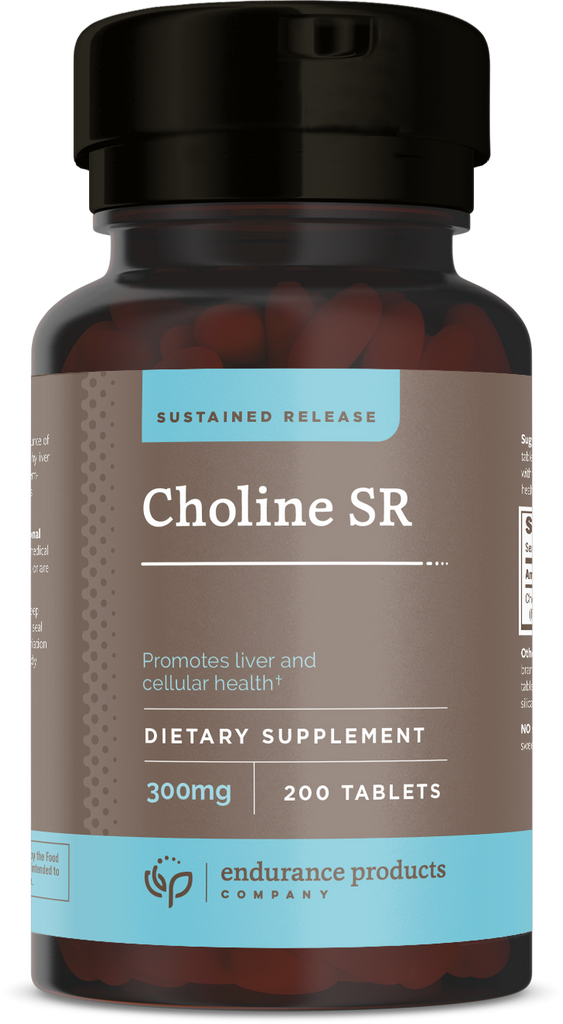 Choline Sustained Release Dietary Supplement 300mg - Endurance Products ...